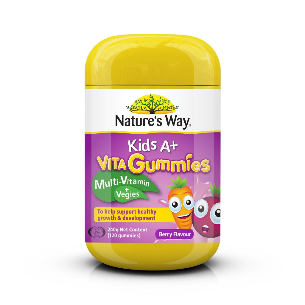 Nature’s Way Kids A+ VitaGummies Multivitamin + Vegies Gummies 120s ...
