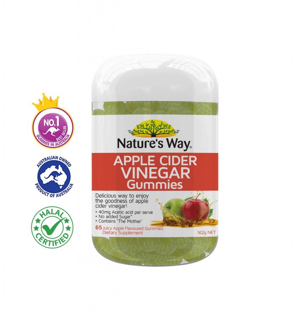 Nature’s Way Apple Cider Vinegar Gummies 65s - Natures Way